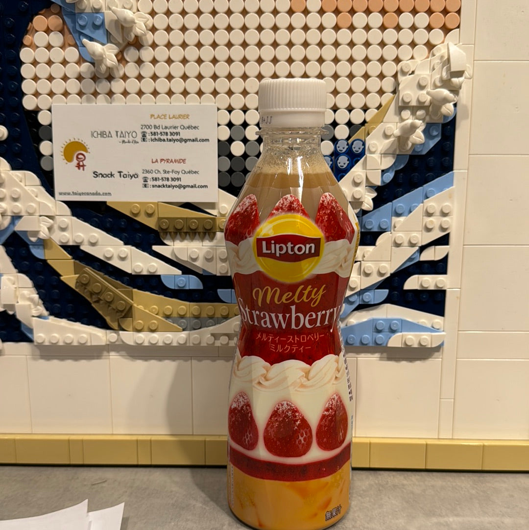 Thé au lait à la fraise Lipton SANTORY 450ml – Aliments Taiyo