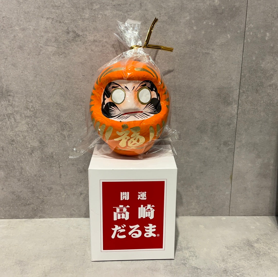 Figurine Daruma Orange (Réussite de scolaire) – TAIYO