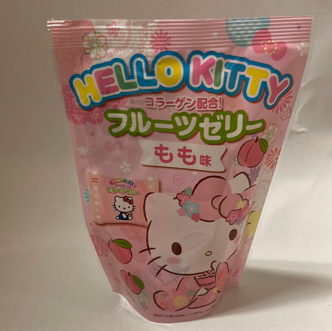 Bonbons mous japonais au pêche Hello Kitty Nanima 110g – Aliments Taiyo