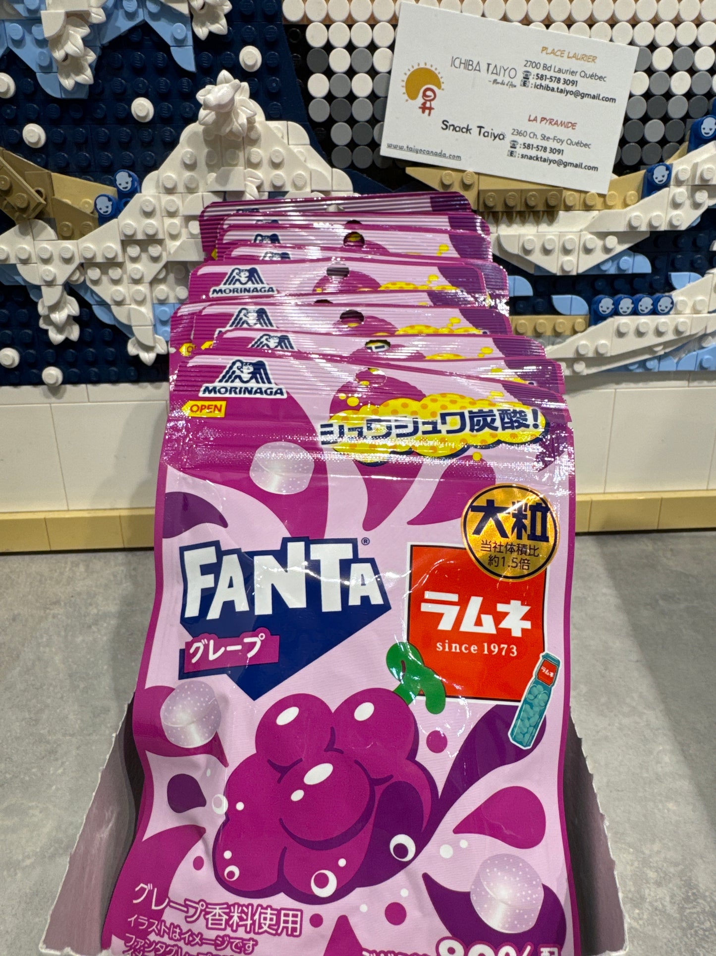 Bonbon ramune X Fanta au raisin MORINAGA – TAIYO