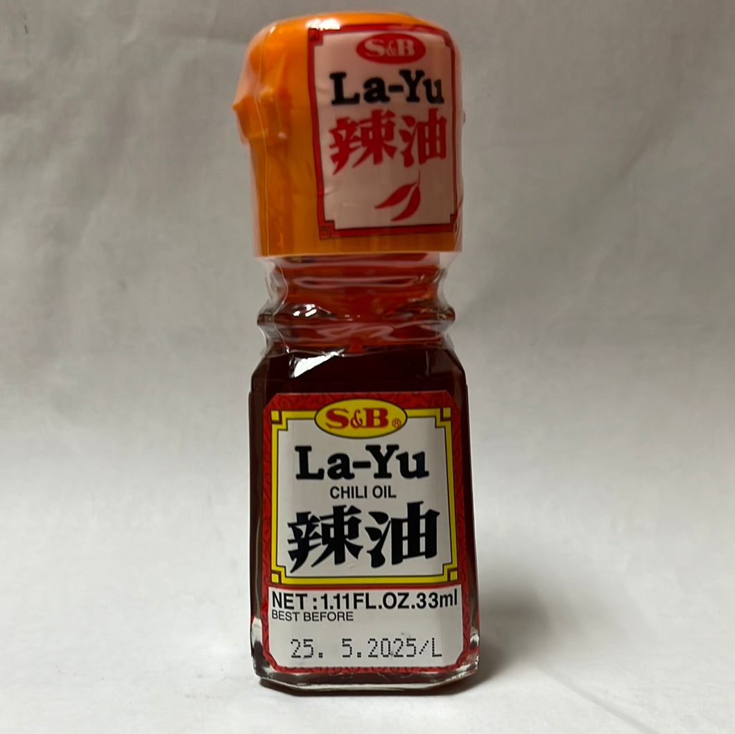 Huile La-Yu chili oil S&B 33mL – Aliments Taiyo