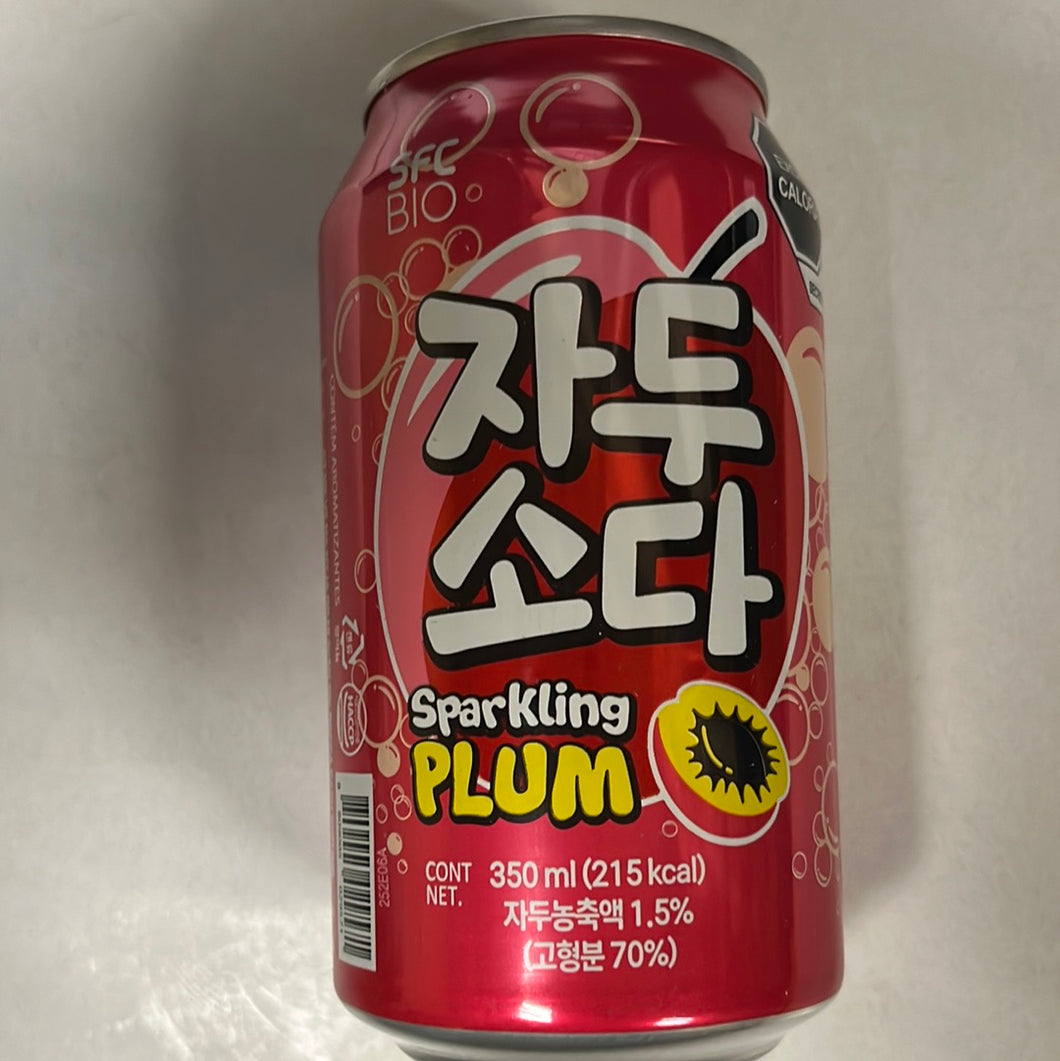 Boisson gazeuse coréenne au prune SFC BIO 350mL – Aliments Taiyo
