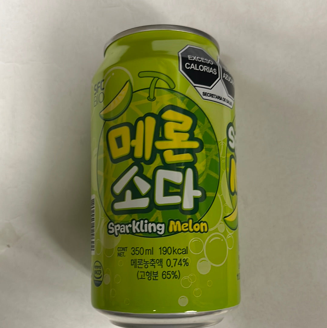 Boisson gazeuse coréenne au melon SFC BIO 350mL – Aliments Taiyo