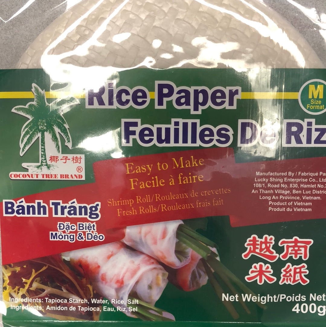 Feuille de riz 400g 越南米纸 – Aliments Taiyo