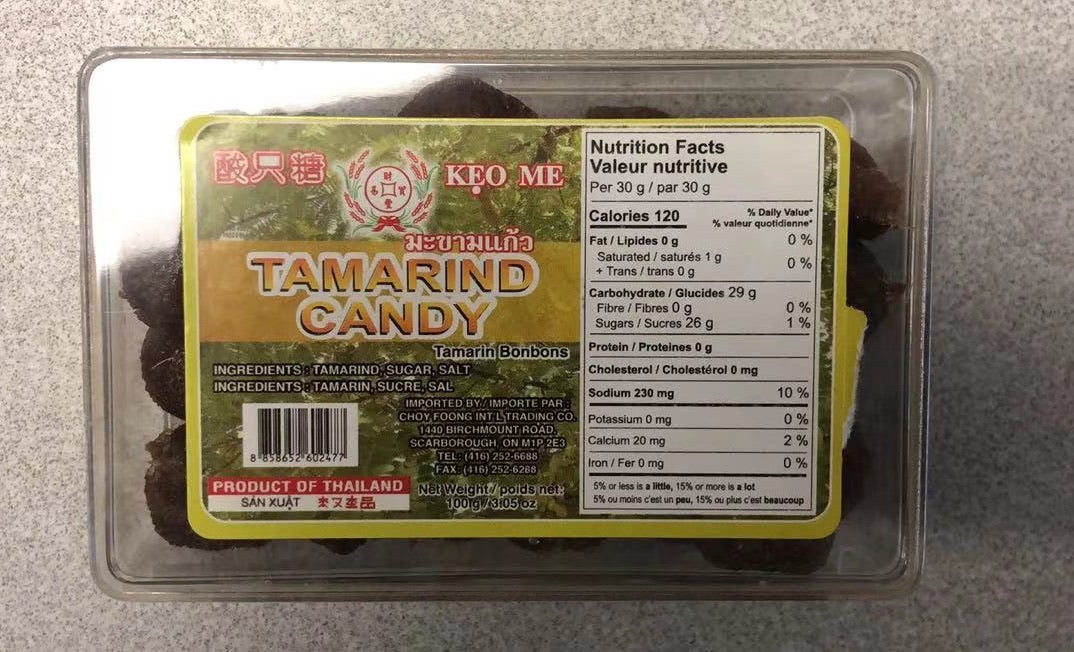 Bonbon de Tamarin 酸子糖 – Aliments Taiyo